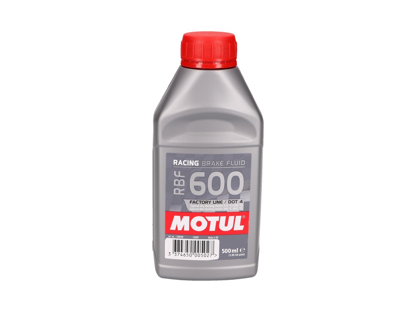 Motul RBF 600 Factory Line DOT 4 racing remvloeistof 500ml - EZrider.nl